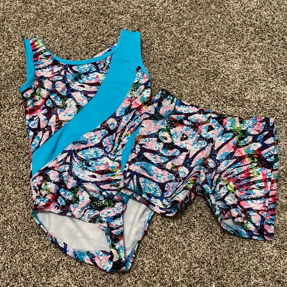 Danskin Now | One Pieces | Kids Girls Gymnastics Leotard Size 45 Set By ...